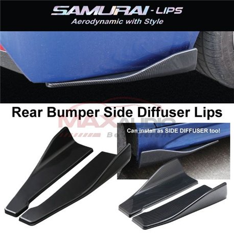 Buy Universal Aerodynamic 35cm 48cm Car Rear Bumper Side Rocker ...