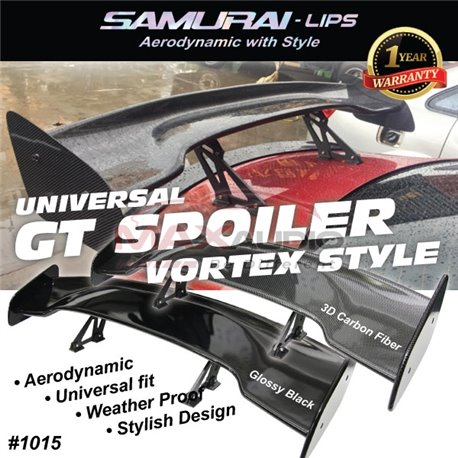 Buy VORTEX GT STYLE SAMURAI Universal GT Spoiler Sedan Car Racing Sport ...